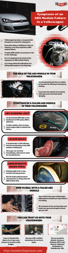 Symptoms of an ABS Module Failure in a Volkswagen